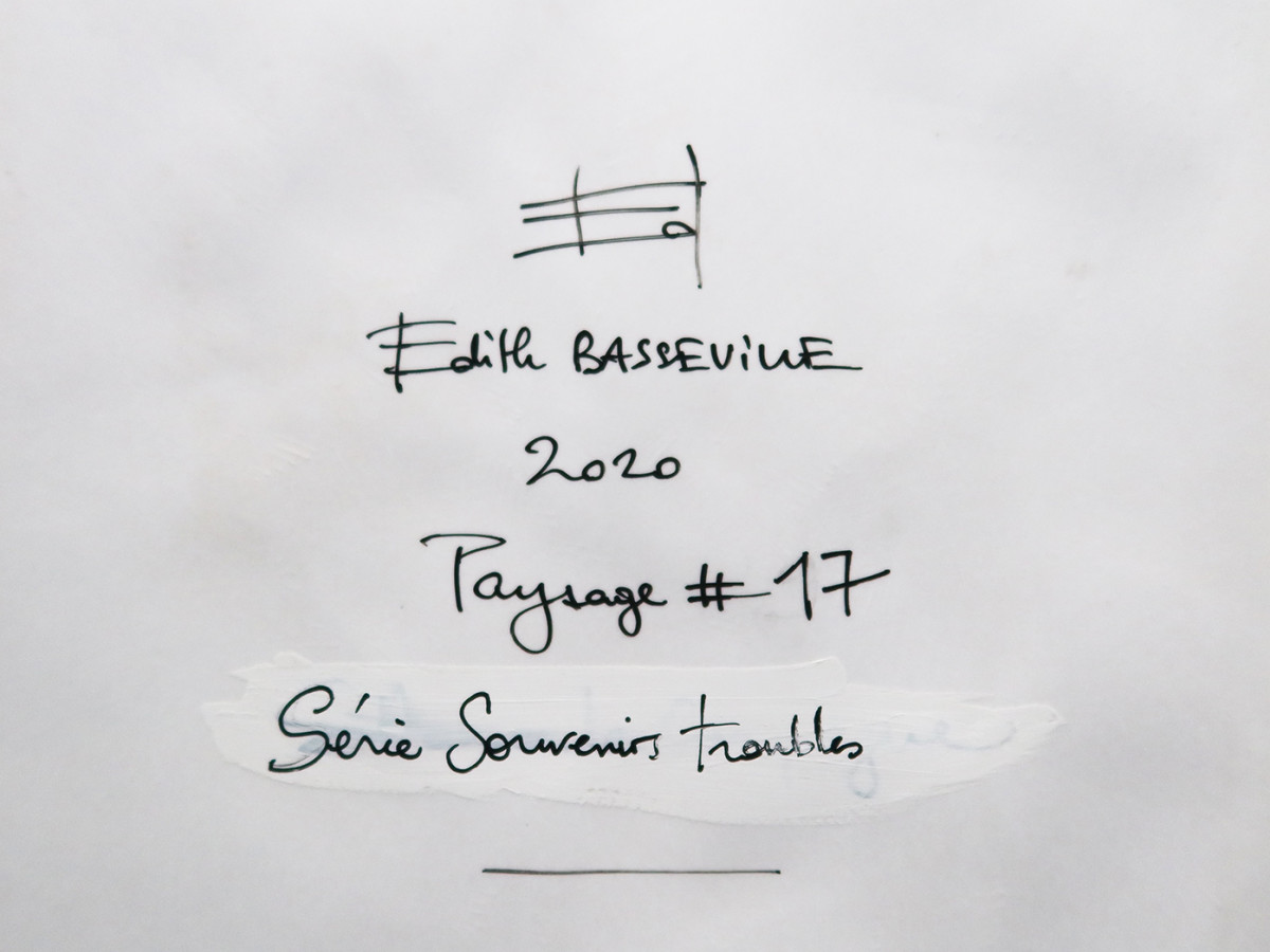 Paysage 17, série Souvenirs Troubles, Edith BASSEVILLE - Galerie dHD