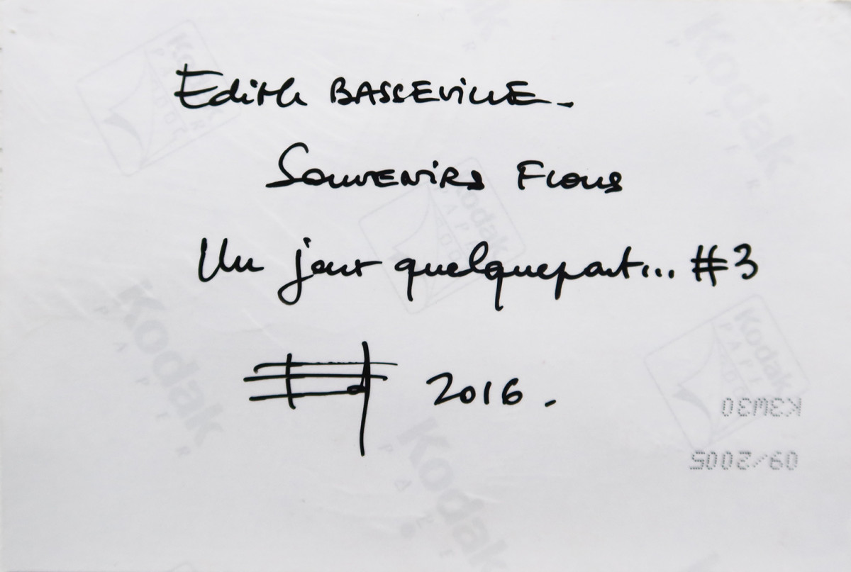 Un jour quelque part 3, série Souvenirs Flous, Edith BASSEVILLE ...